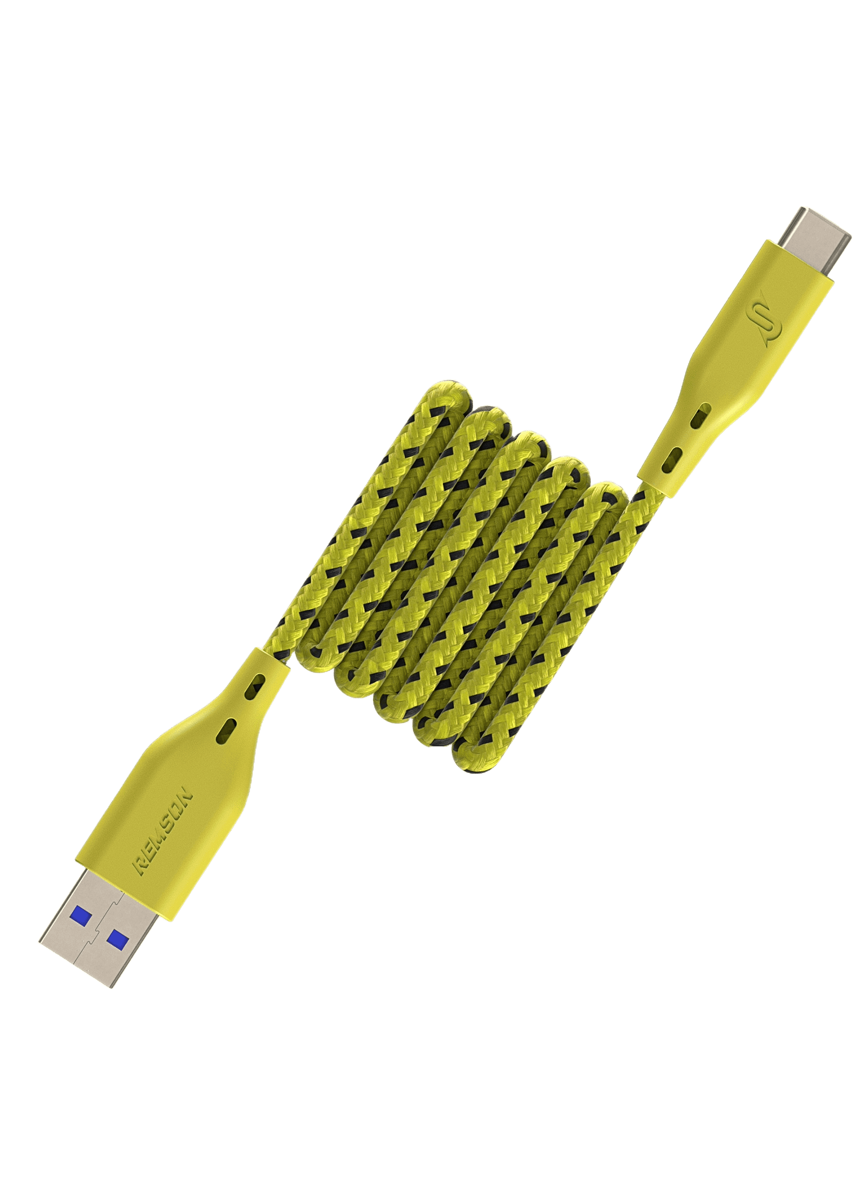 Remson Rapid-Link USB-A to USB-C Nylon Braided Cable for Galaxy, Switch ...