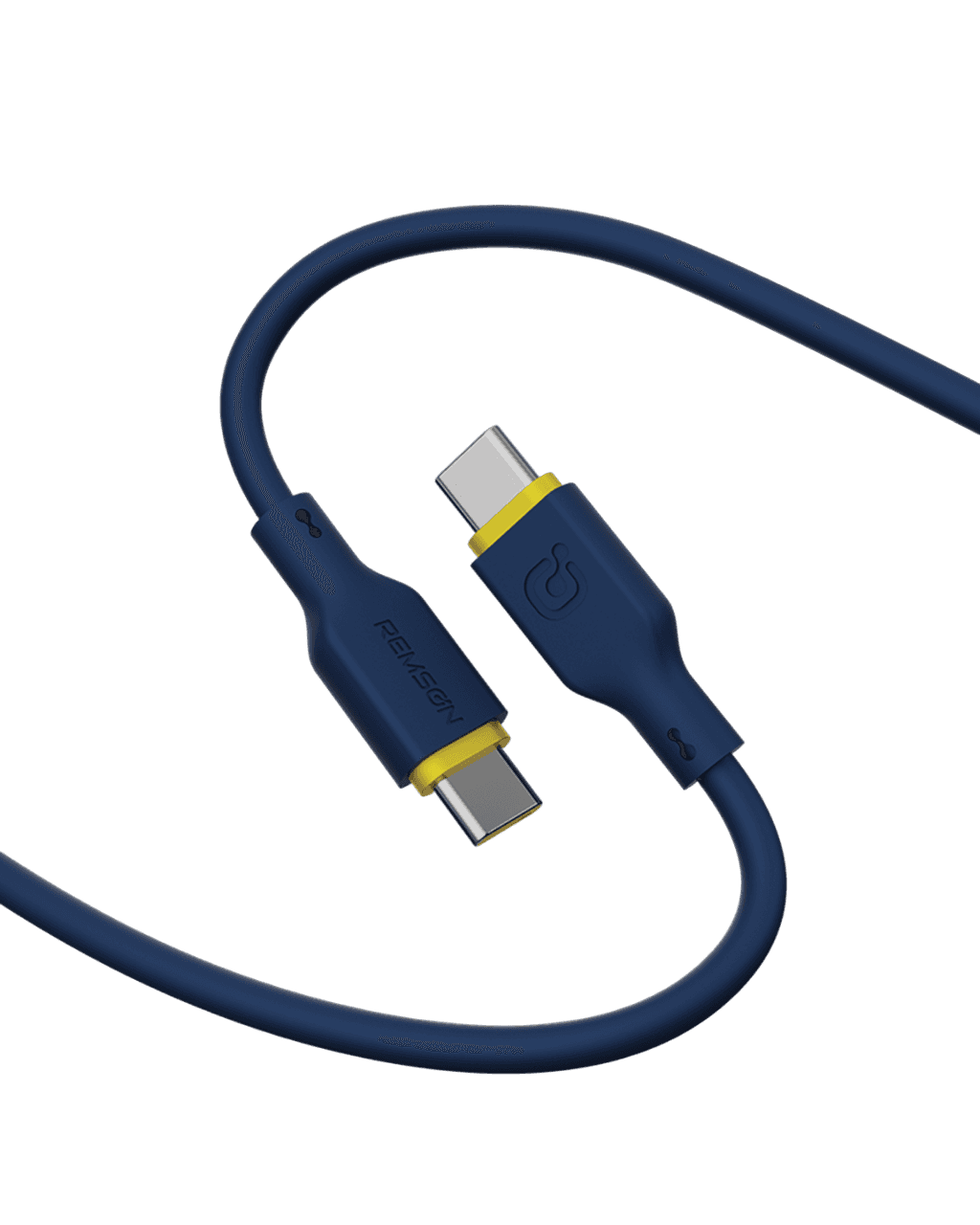 Remson Power Xtreme 100W USB-C to USB-C Silicone Charging Cable | Soft ...